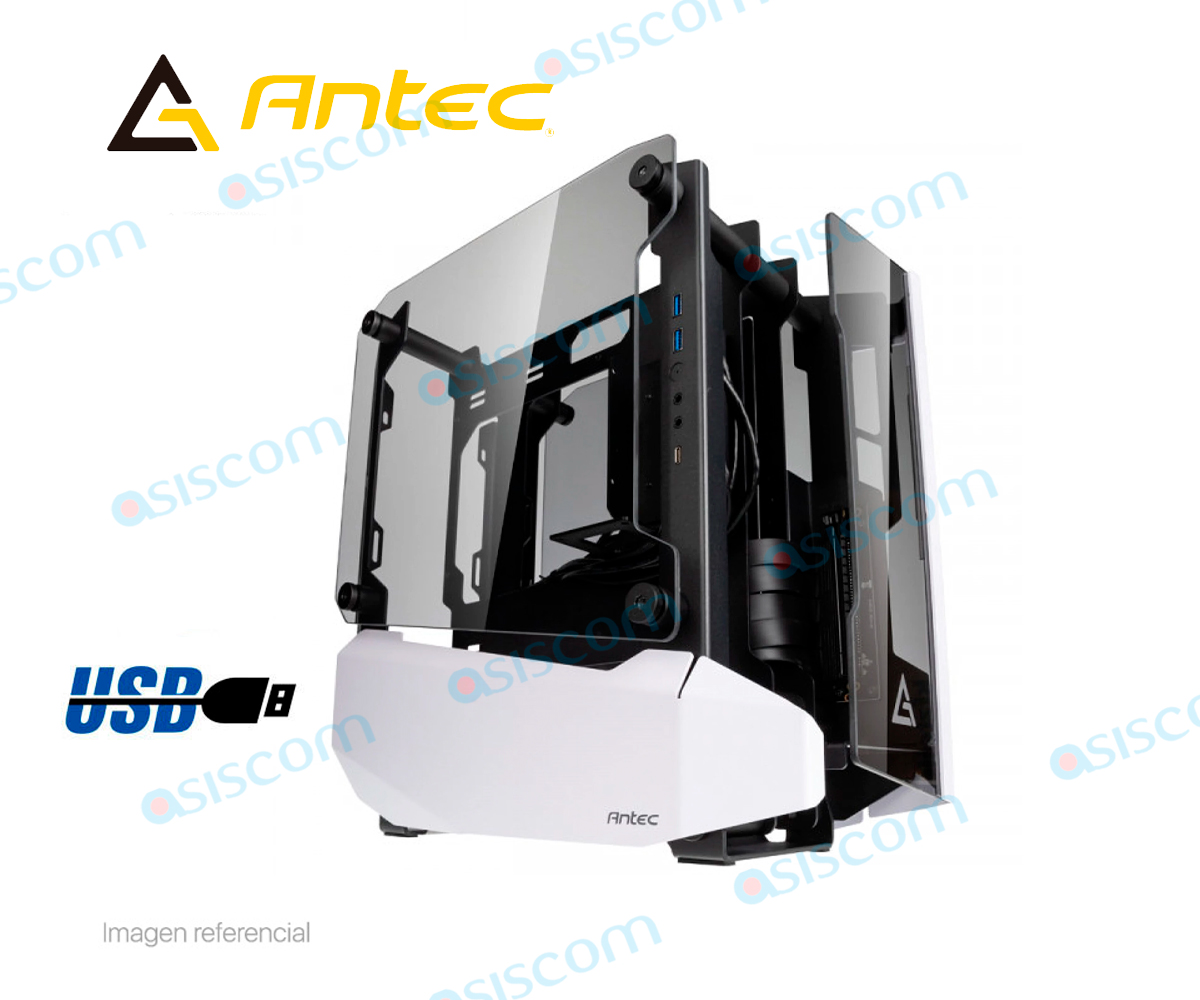 CASE GAMING ANTEC STRIKER WHITE ( 0-761345-80032-7 ) S/ FUENTE | BLANCO ...