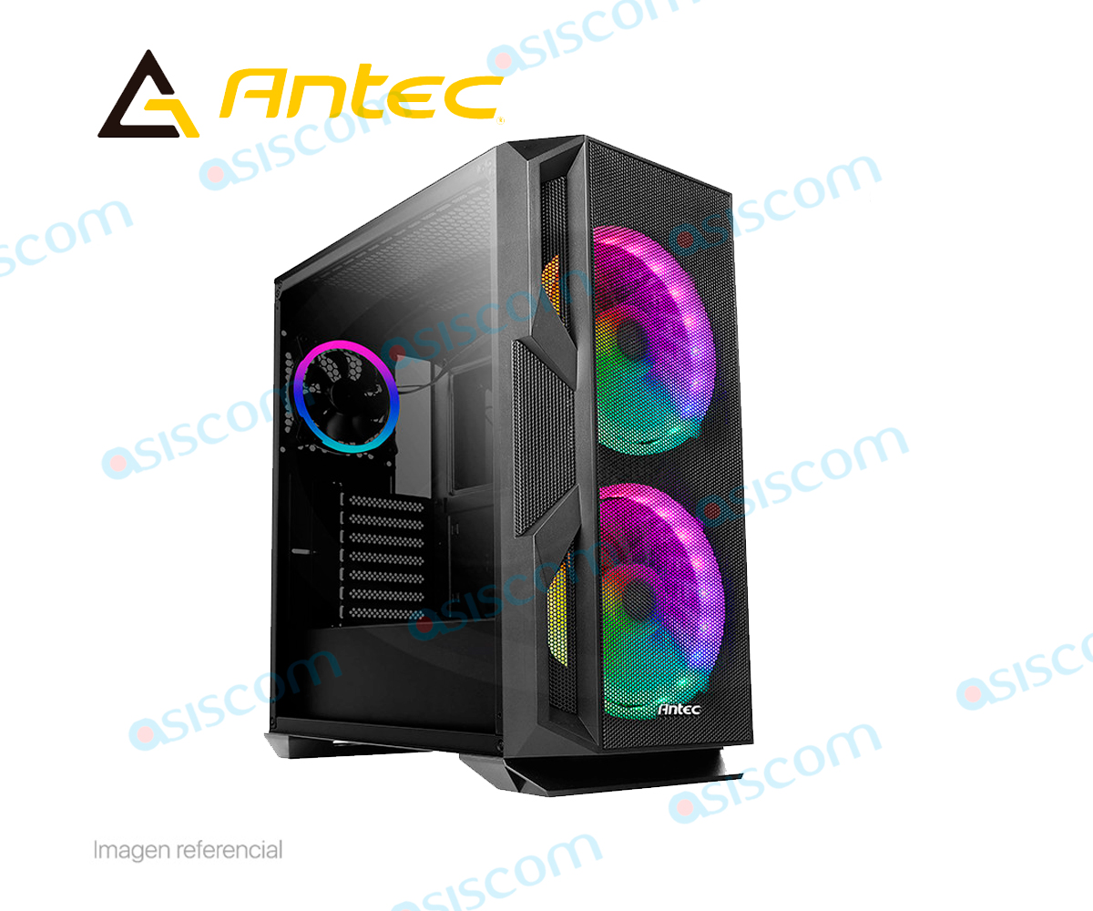 CASE GAMING ANTEC NX800 ( 0-761345-81080-7 ) S/ FUENTE | NEGRO | 1 ...