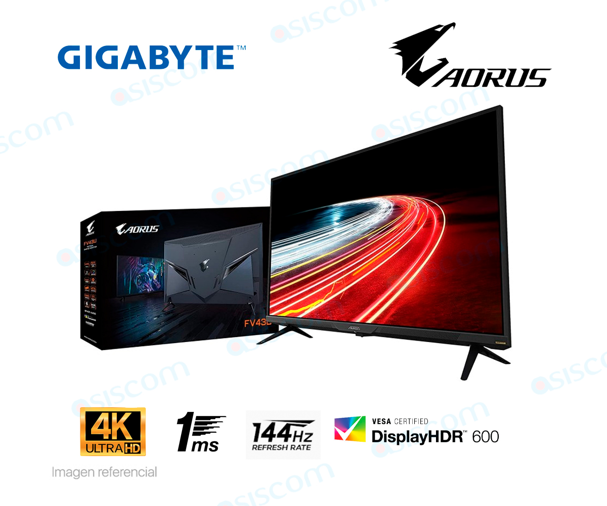 MONITOR GAMER GIGABYTE AORUS FV43U 43" ( AORUS FV43U-SA ) GAMING | 2 ...