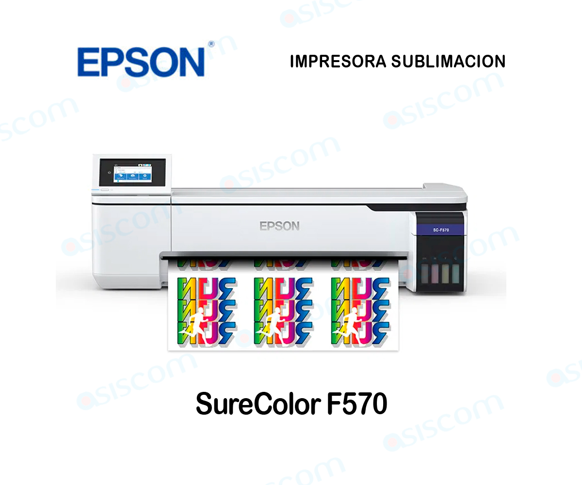 IMPRESORA PLOTTER SUBLIMACION EPSON SURECOLOR F570