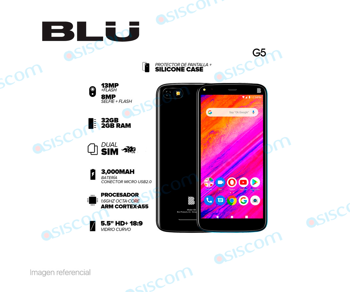 CELULAR BLU G5 NEGRO 32GB 5 5P 4G LTE