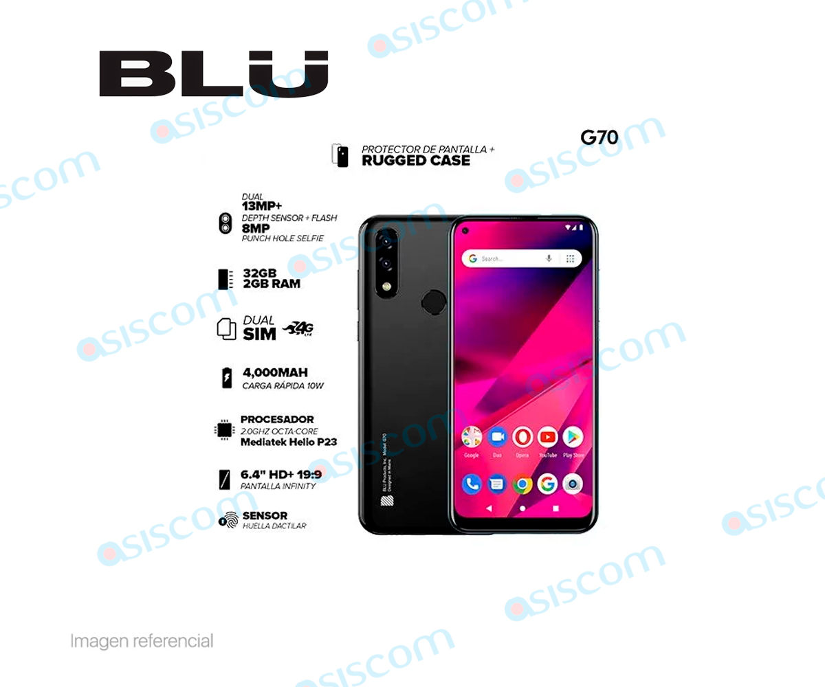 CELULAR BLU G70 BLACK 32GB 4G LTE