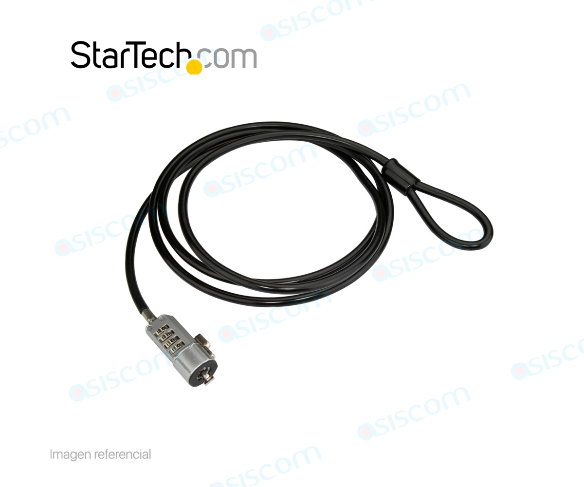 CABLE DE SEGURIDAD STARTECH CON CANDADO DE COMBINACIÓN DE 4 DÍGITOS ...