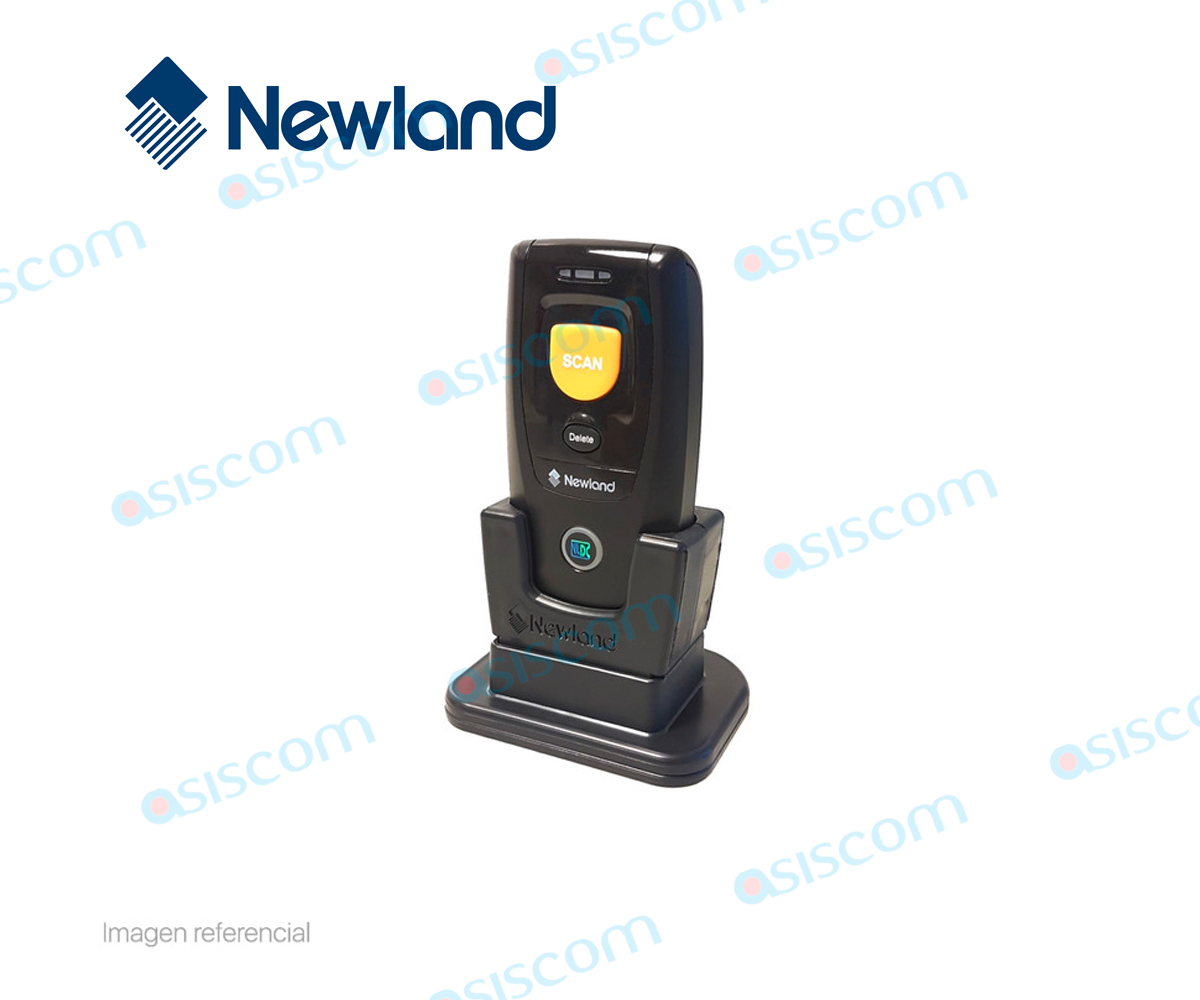 ESCANER LASER DE CODIGO BARRA INALAMBRICO NEWLAND BS8060 ( NLS-BS8060-2T ) PORTATIL | NEGRO