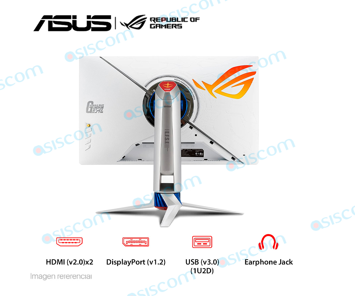 MONITOR LED 27"ASUS ROG STRIX XG279Q-G GUNDAM EDITION 2560X1440 HDMI DP ...