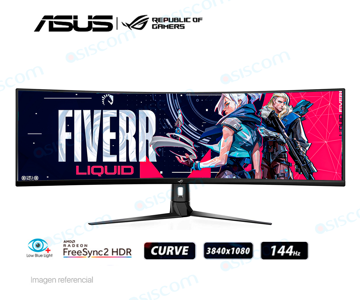 MONITOR GAMING ASUS ROG STRIX 49" ( XG49VQ ) CURVO | HDMI - 2 DP - USB