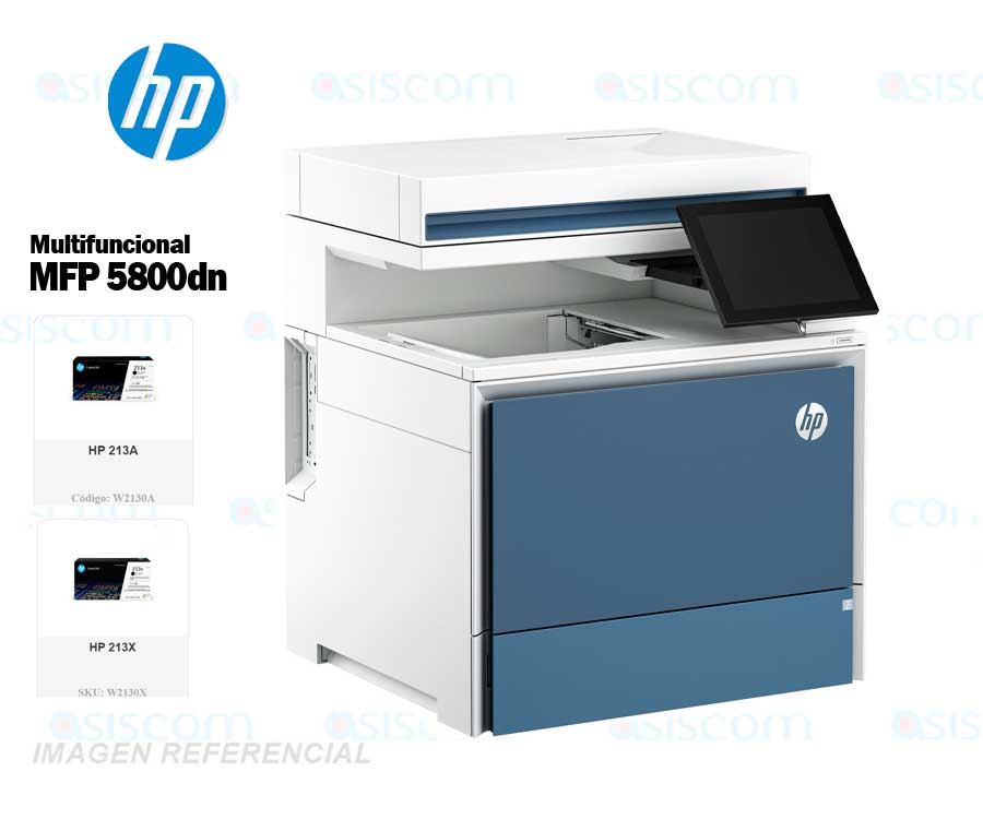Impresora Multif Color LaserJet MFP 5800dn USB|Ethernet 6QN29A