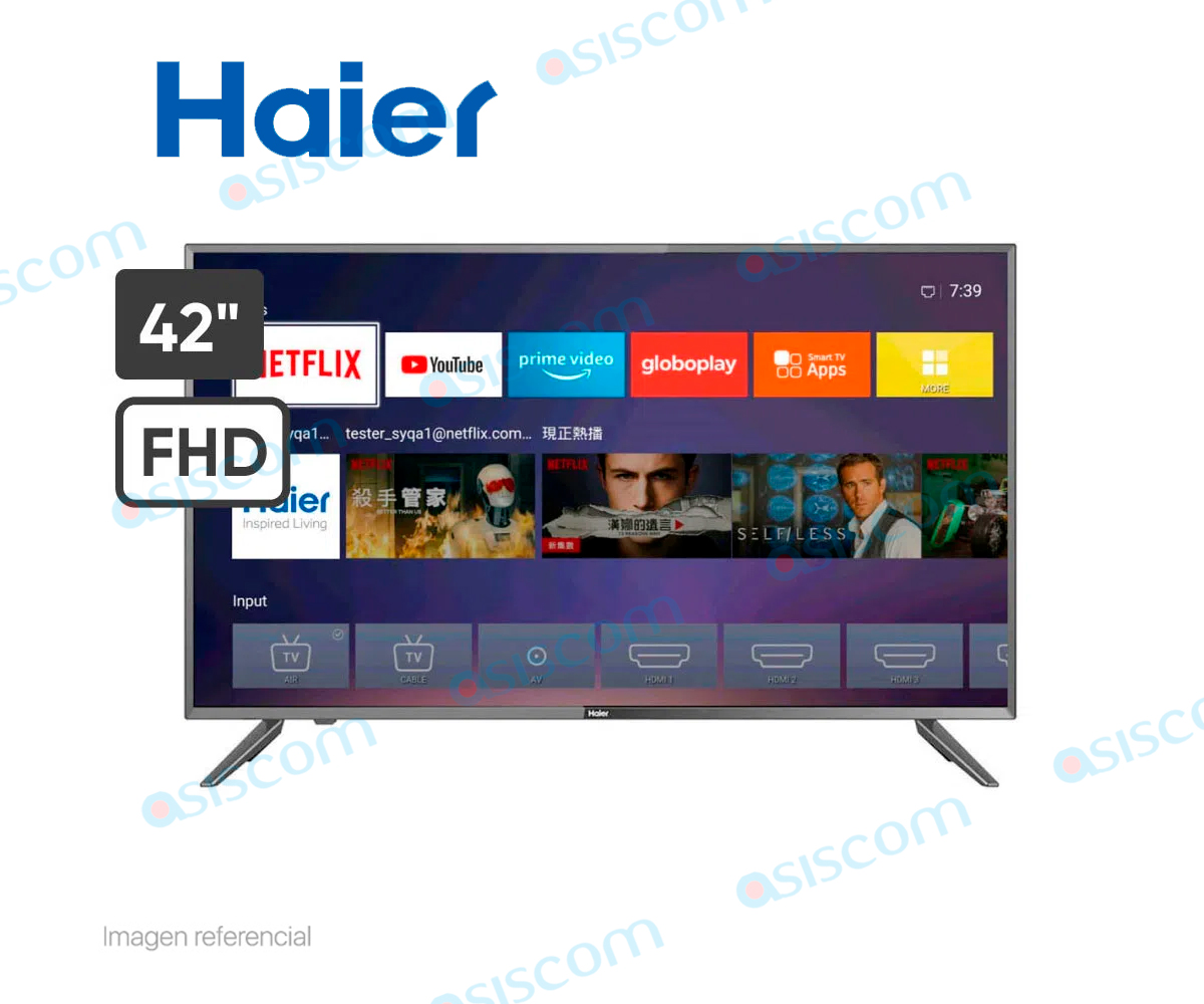 TELEVISOR HAIER LED 42'' FULL HD SMART TV ( H42D62FN )