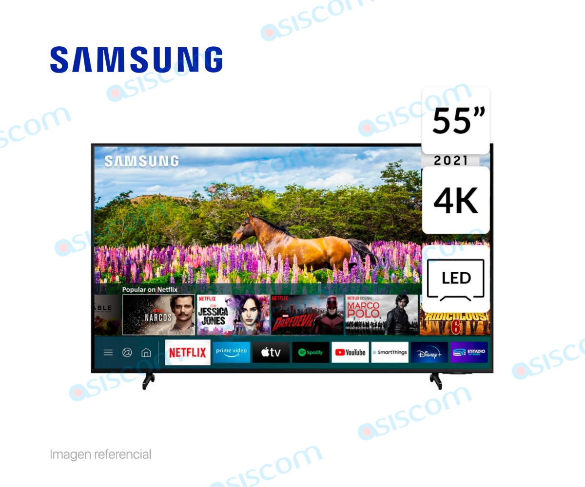 TELEVISOR SAMSUNG CRYSTAL 55" 4K ULTRA HD SMART TV ( UN55AU8000GXPE )