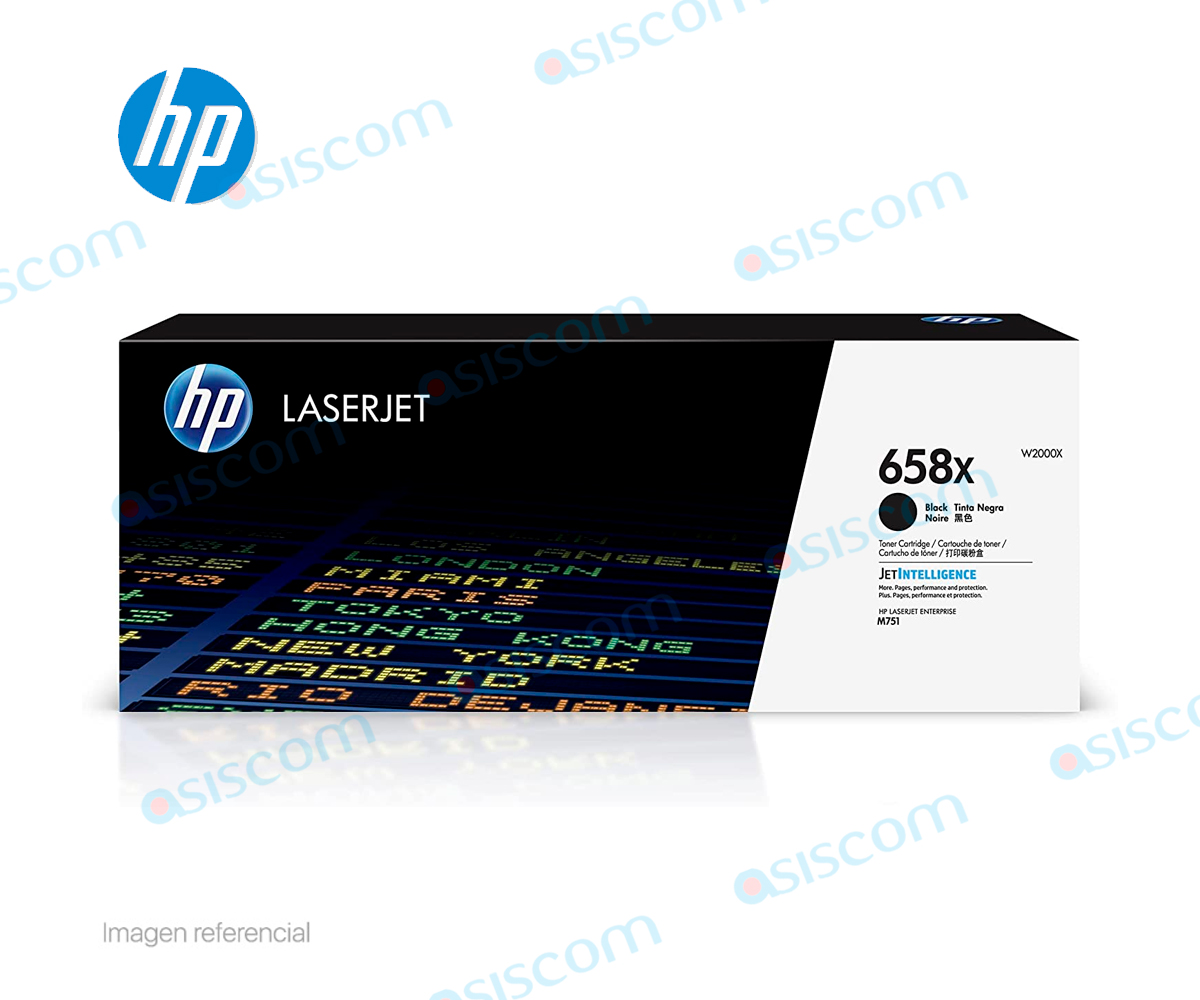 CARTUCHO TONER HP 658X HP ( W2000X ) LASERJET | M571 | BLACK