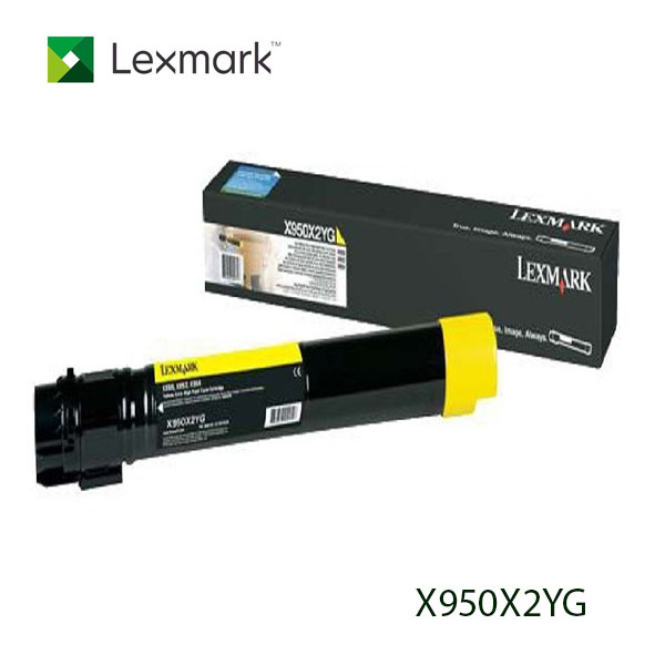 TONER LEXMARK X950X2YG X950, X952, X954 YELLOW HIGH YIELD